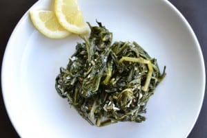 A Week In Ravello - Sauteed Cicoria (Chicory or Dandelion Greens) with ...