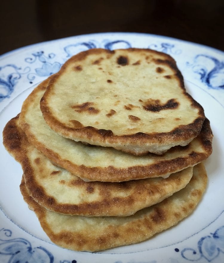 Hummus and Laffa Bread